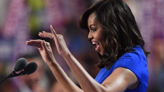 La Noche Triunfal De Michelle Obama Leonoticias